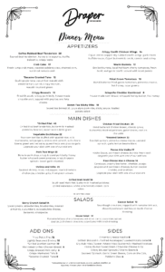 Food | Draper Greenville - Restaurant